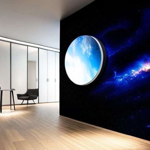 Space Mirror - AI Generated Artwork - NightCafe Creator