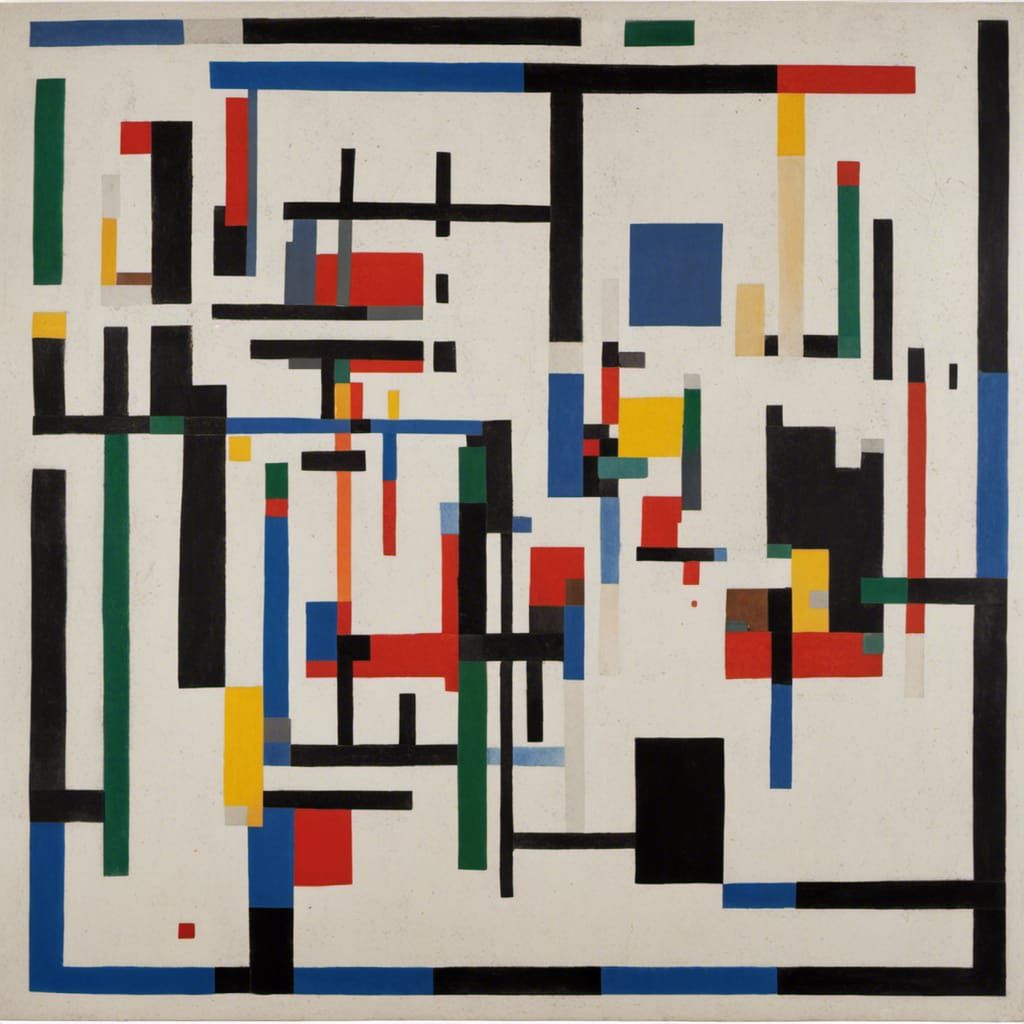 Composition M3 - AI Generated Artwork - NightCafe Creator