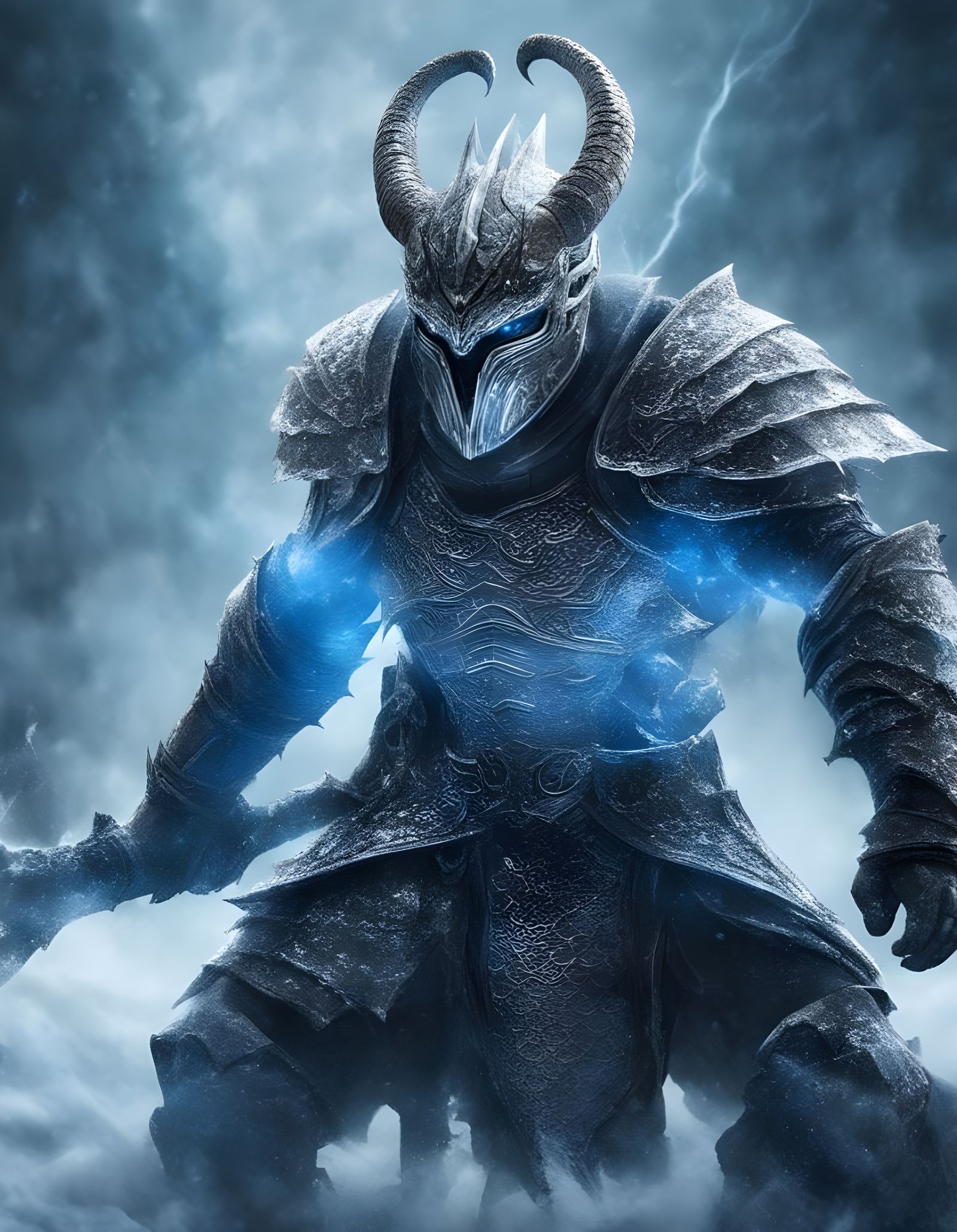 Ice Warrior - AI Generated Artwork - NightCafe Creator