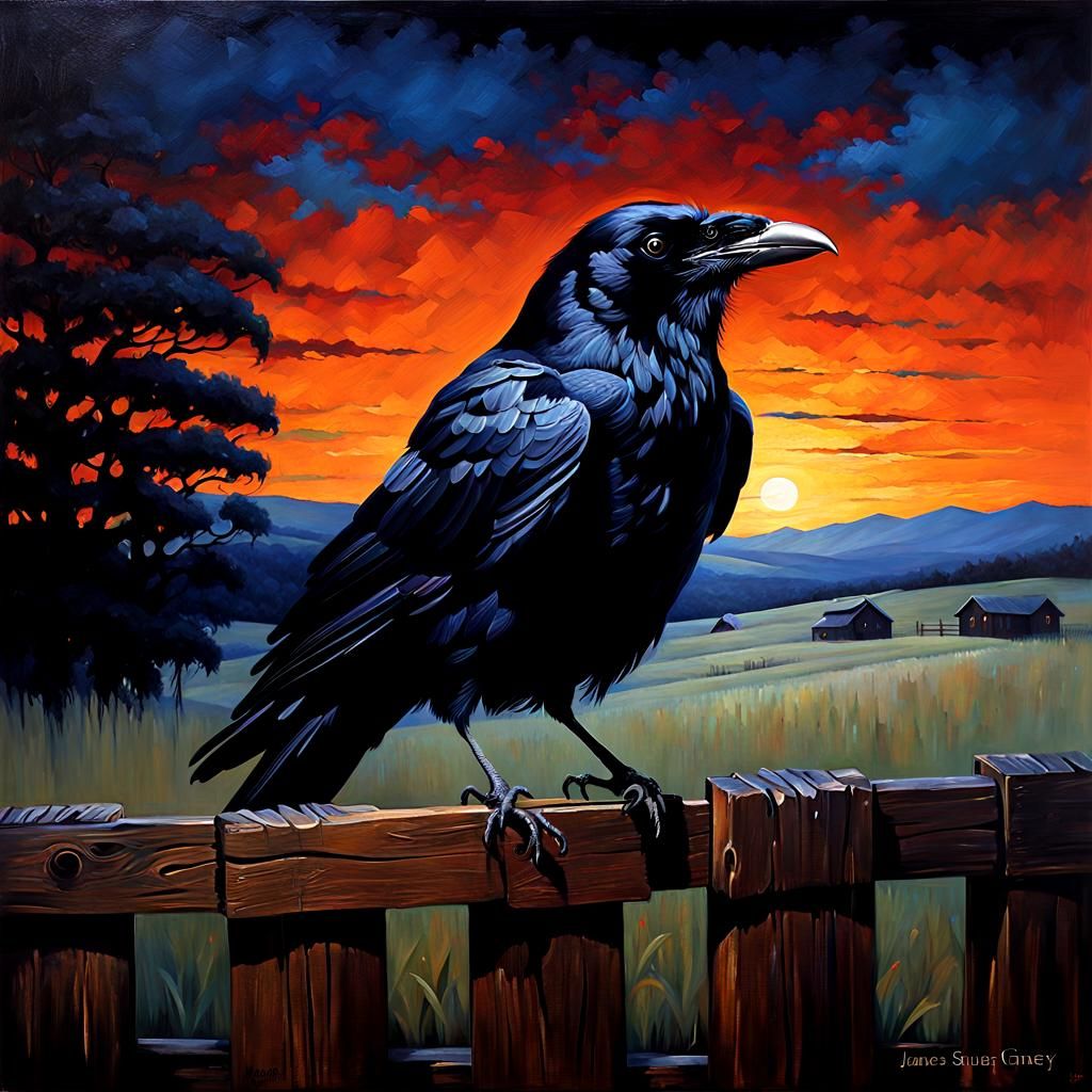 The raven - AI Generated Artwork - NightCafe Creator