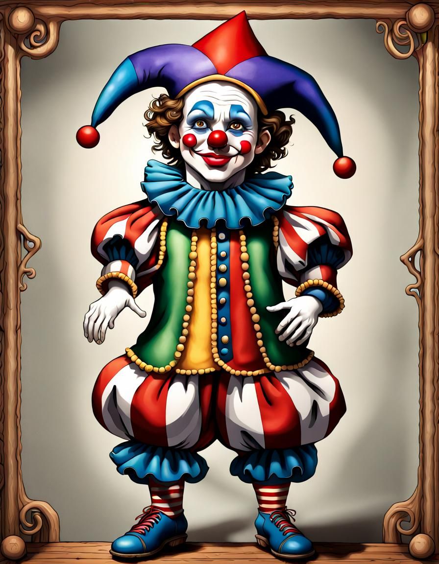 Cirque de Macabre - Binky The Clown - AI Generated Artwork - NightCafe ...