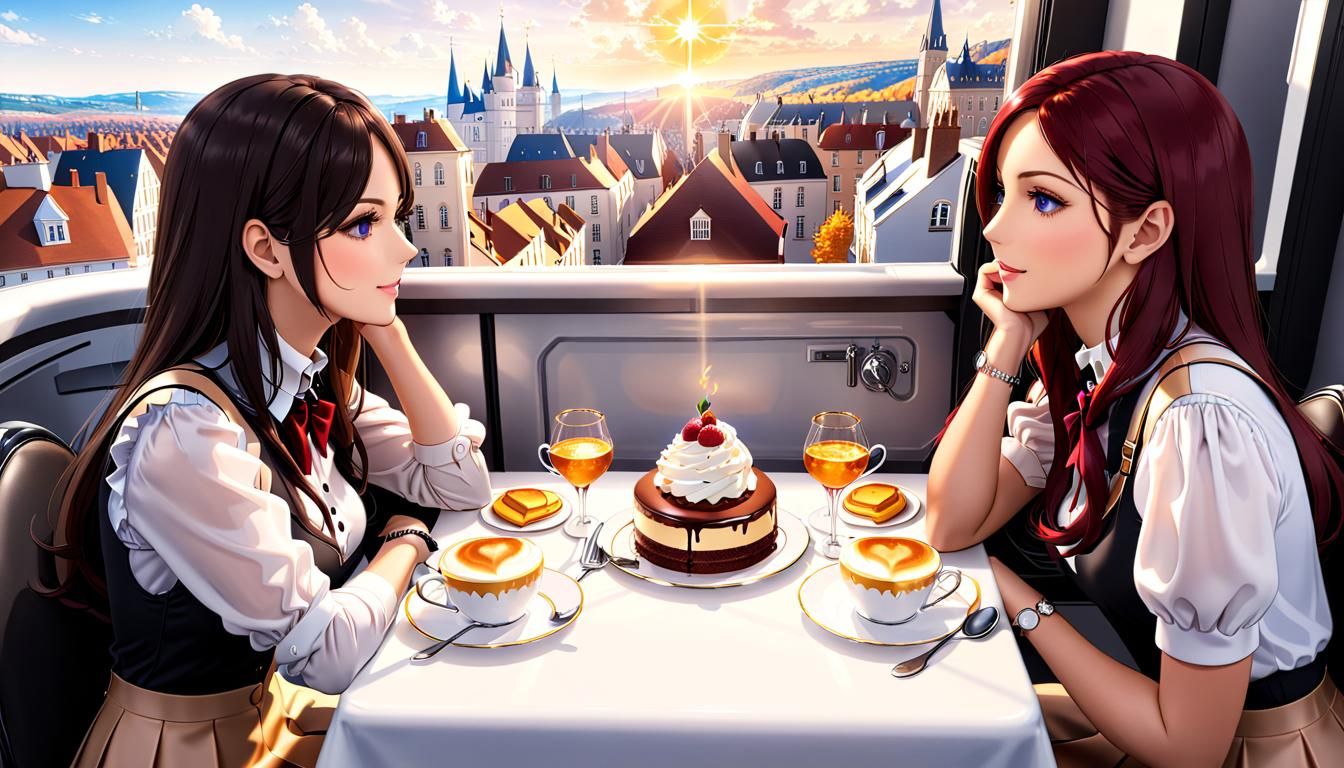 Delightful after-dinner intercourse. - AI Generated Artwork - NightCafe ...