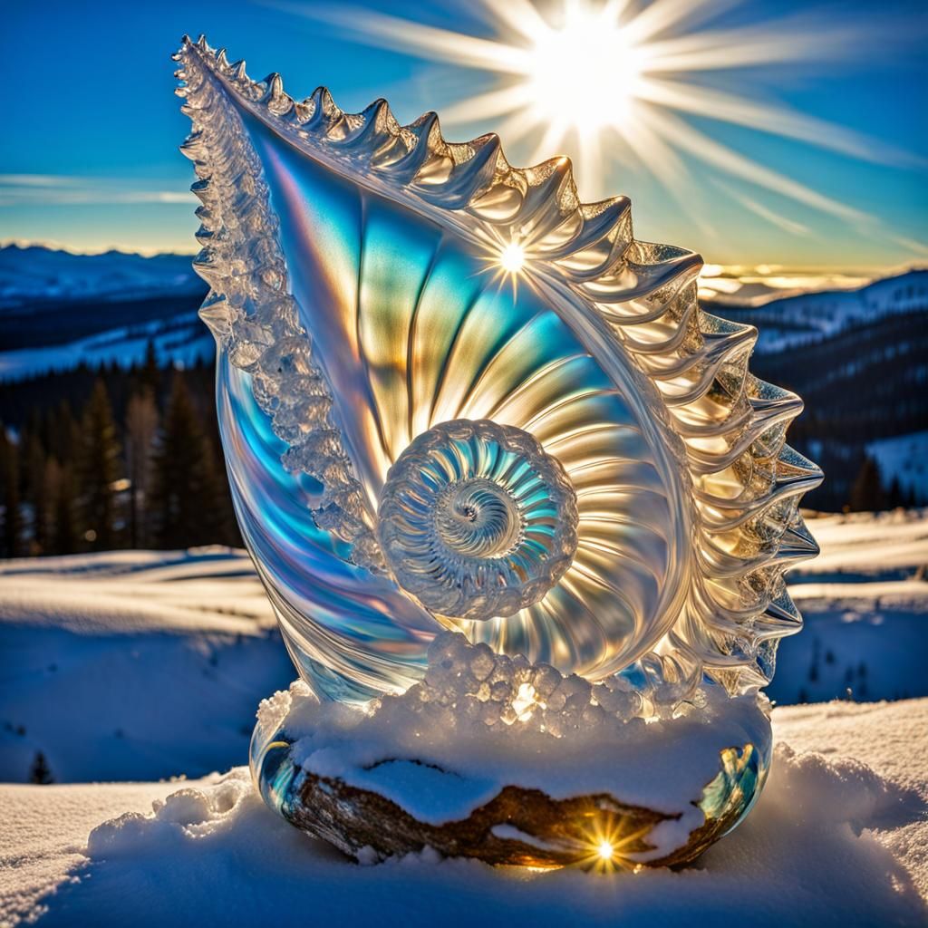 Shell Ice - AI Generated Artwork - NightCafe Creator