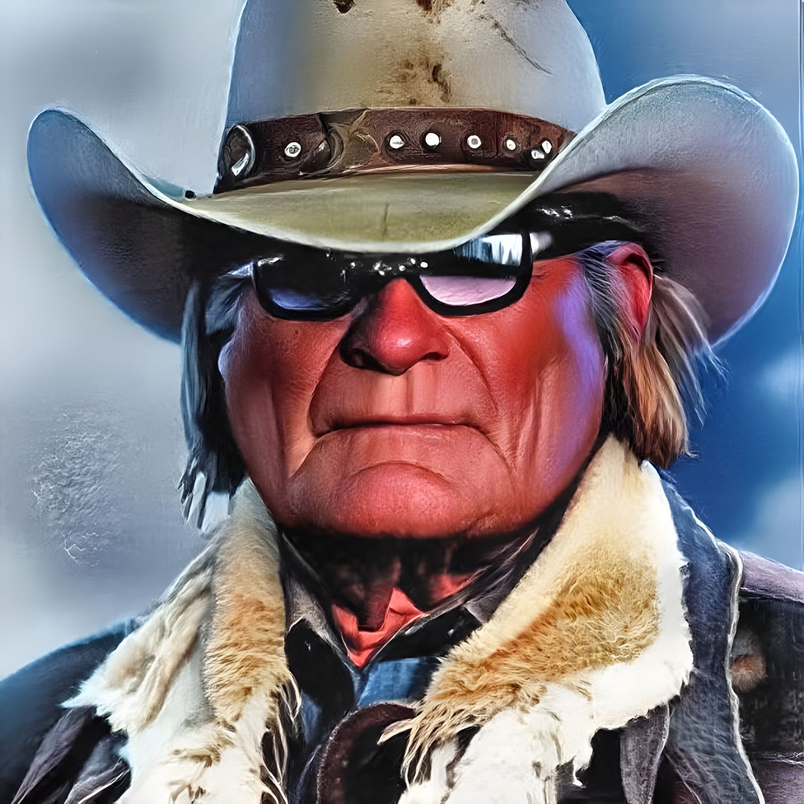 Cowboy Rooster Cogburn - Style Tranfer - AI Generated Artwork ...