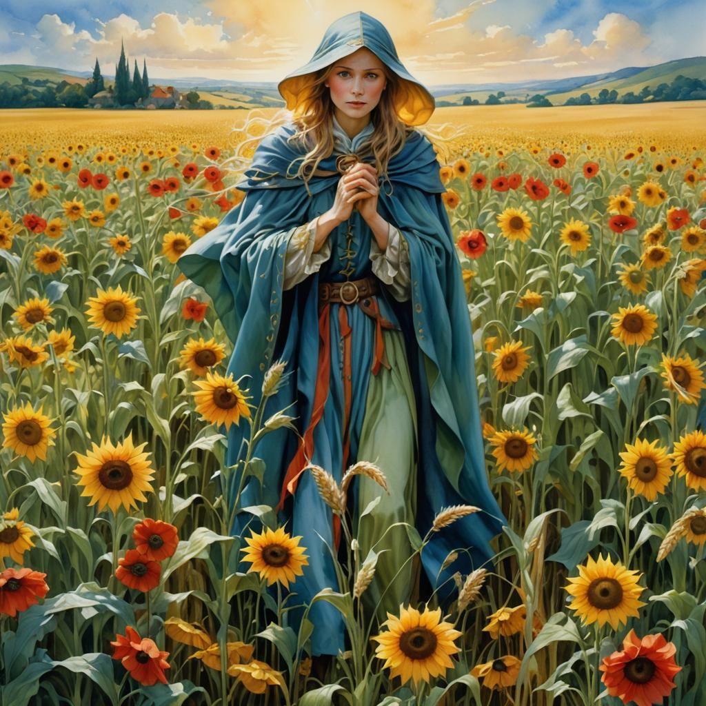 Mage of Summer - AI Generated Artwork - NightCafe Creator