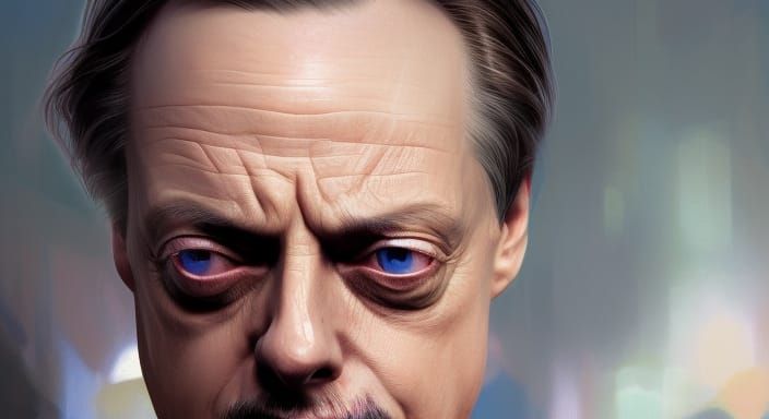 Steve Buscemi's bad teeth, head and shoulders portrait, 8k resolution ...