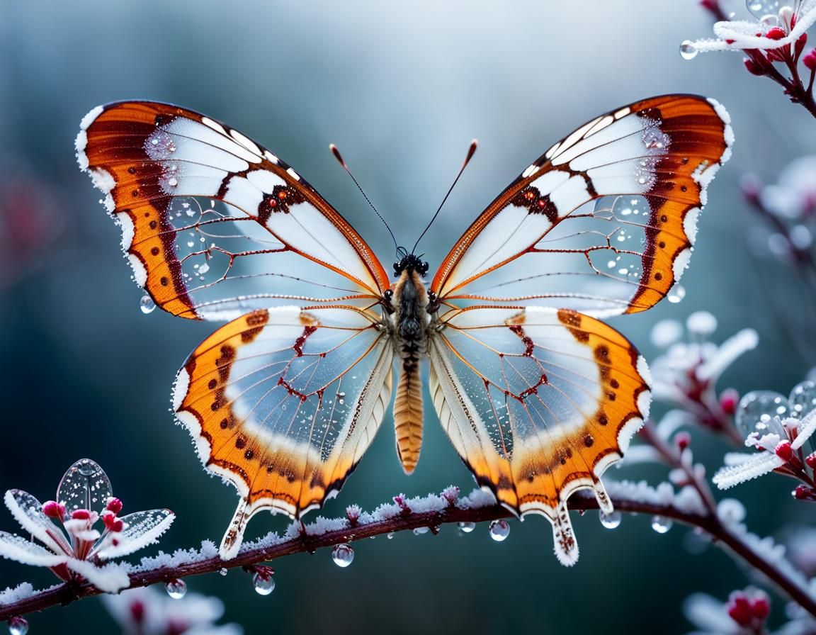 translucent butterfly - AI Generated Artwork - NightCafe Creator