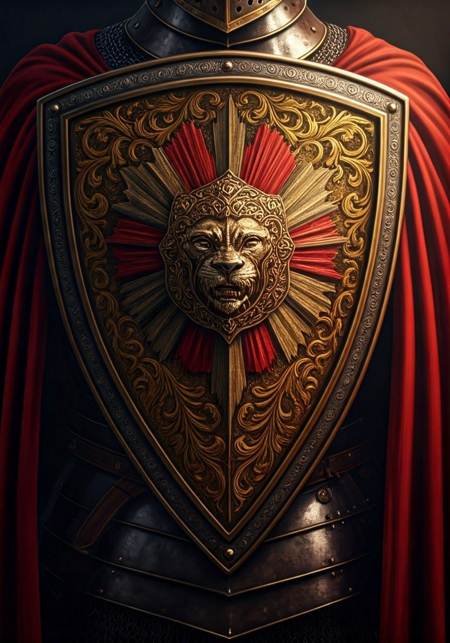 heraldic shield - heraldic shield