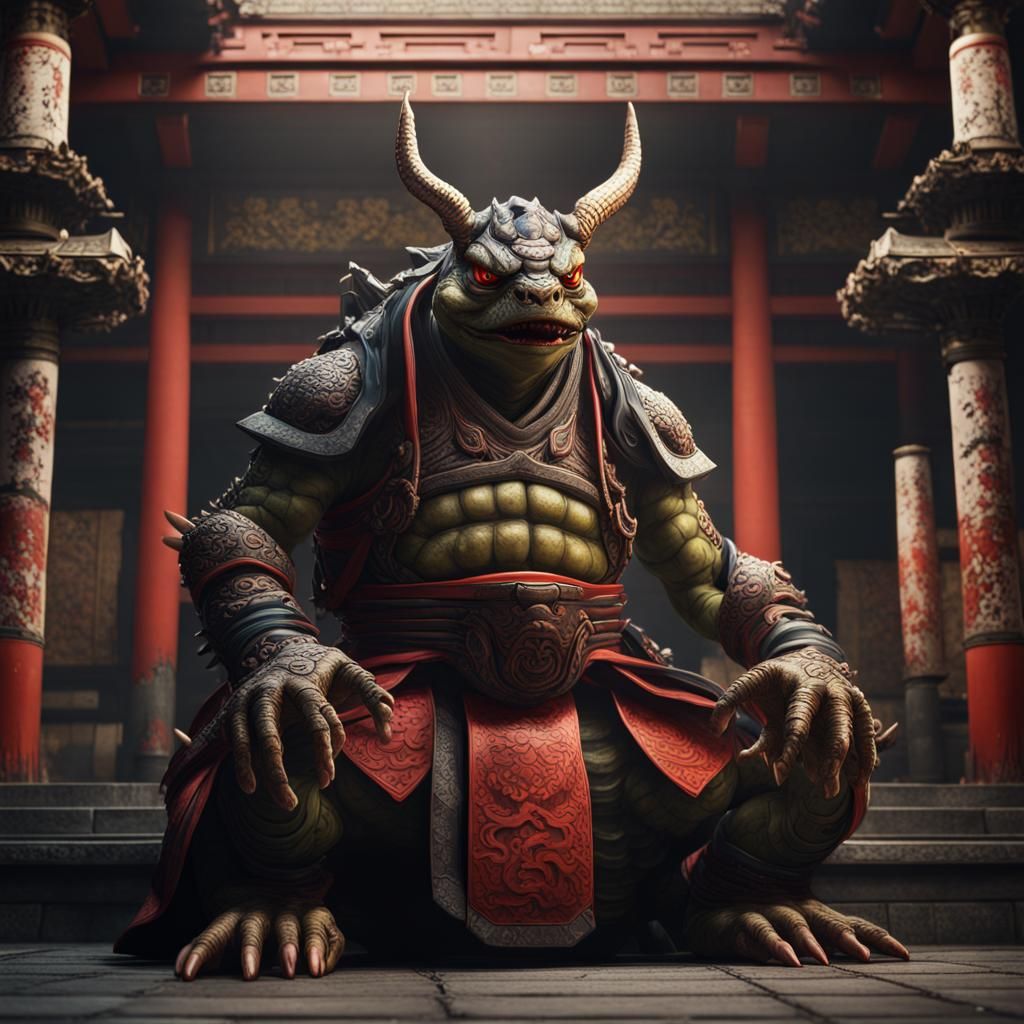 Turtle Oni - AI Generated Artwork - NightCafe Creator
