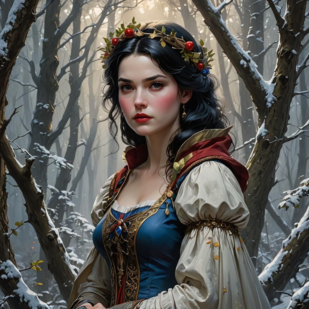 Snow White - AI Generated Artwork - NightCafe Creator