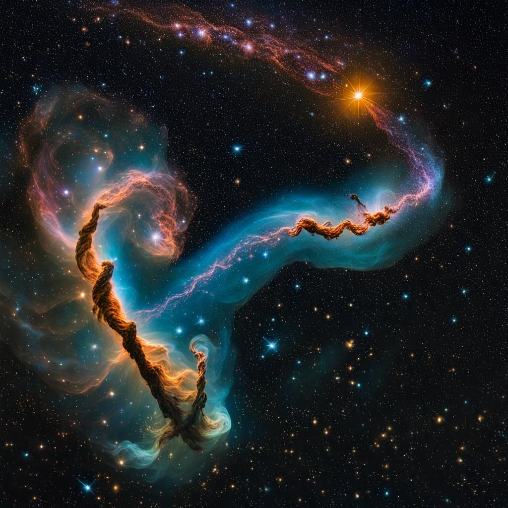 Odd nebula - AI Generated Artwork - NightCafe Creator