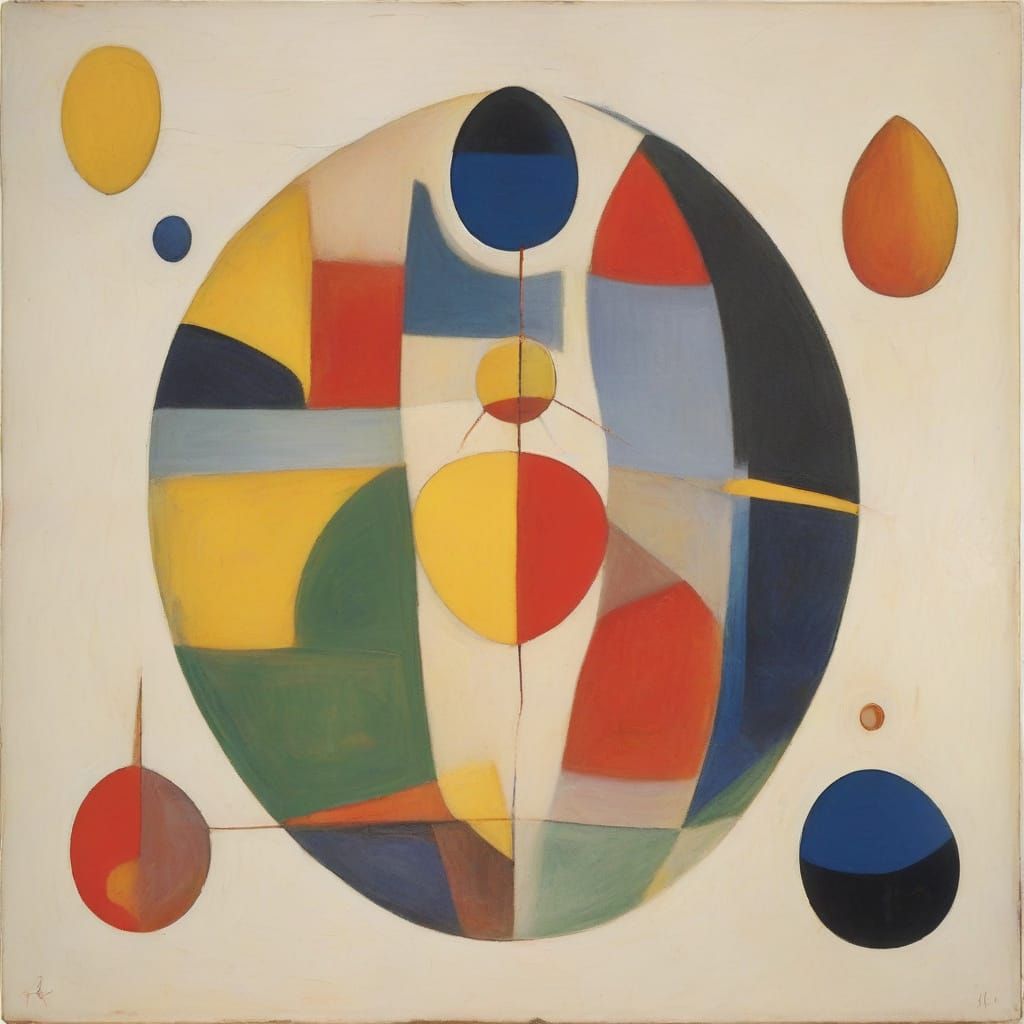 Abstract Egg Designs in Geometric Abstraction Styl... - AI Art