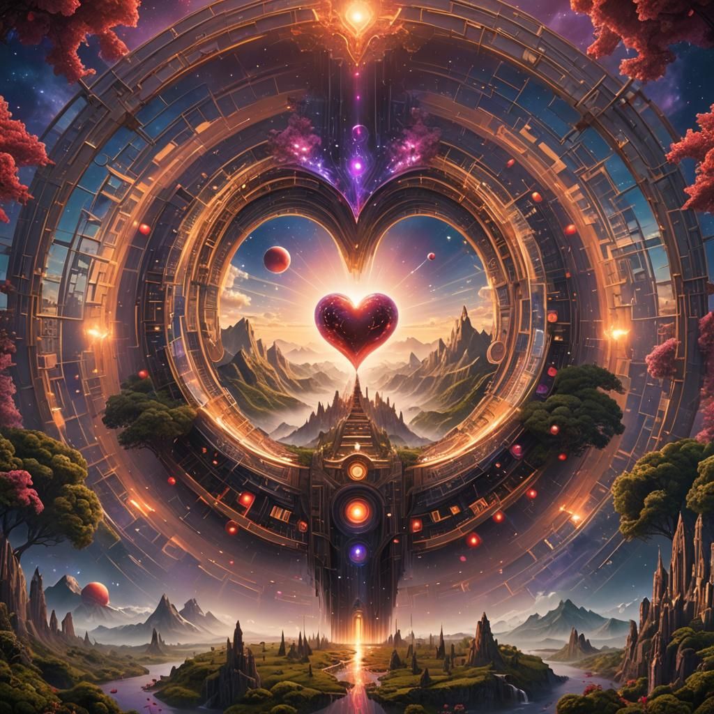 528 hz frequency of love source - AI Generated Artwork - NightCafe Creator