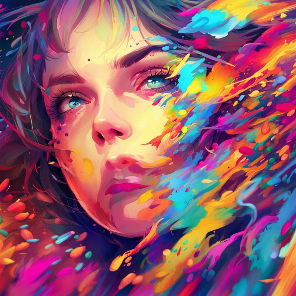 color lady - AI Generated Artwork - NightCafe Creator