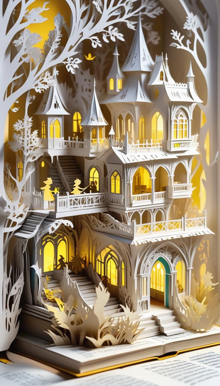 Papercut - AI Generated Artwork - NightCafe Creator