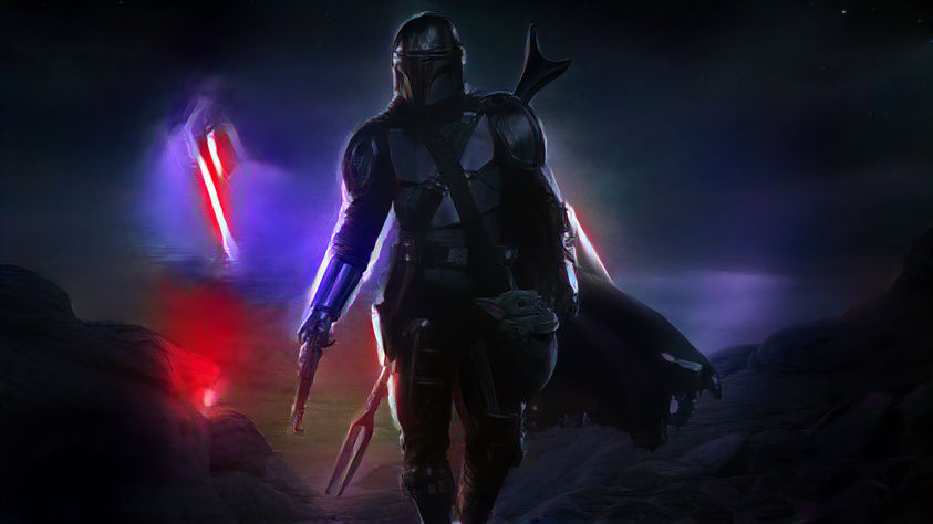 mandalorian+darth revan - AI Generated Artwork - NightCafe Creator