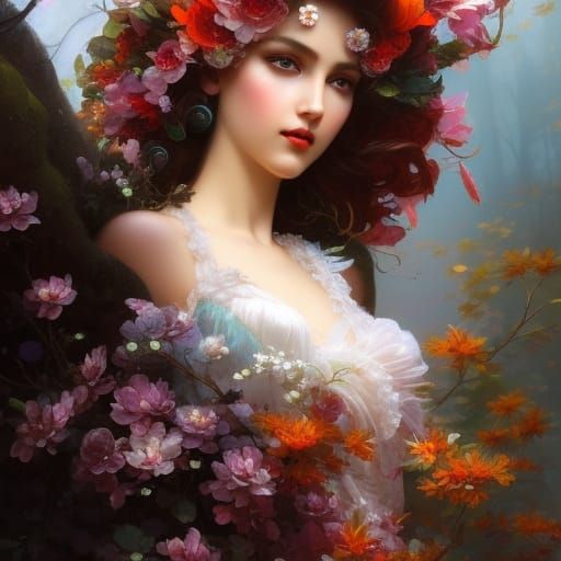 Beautiful goddess - AI Generated Artwork - NightCafe Creator