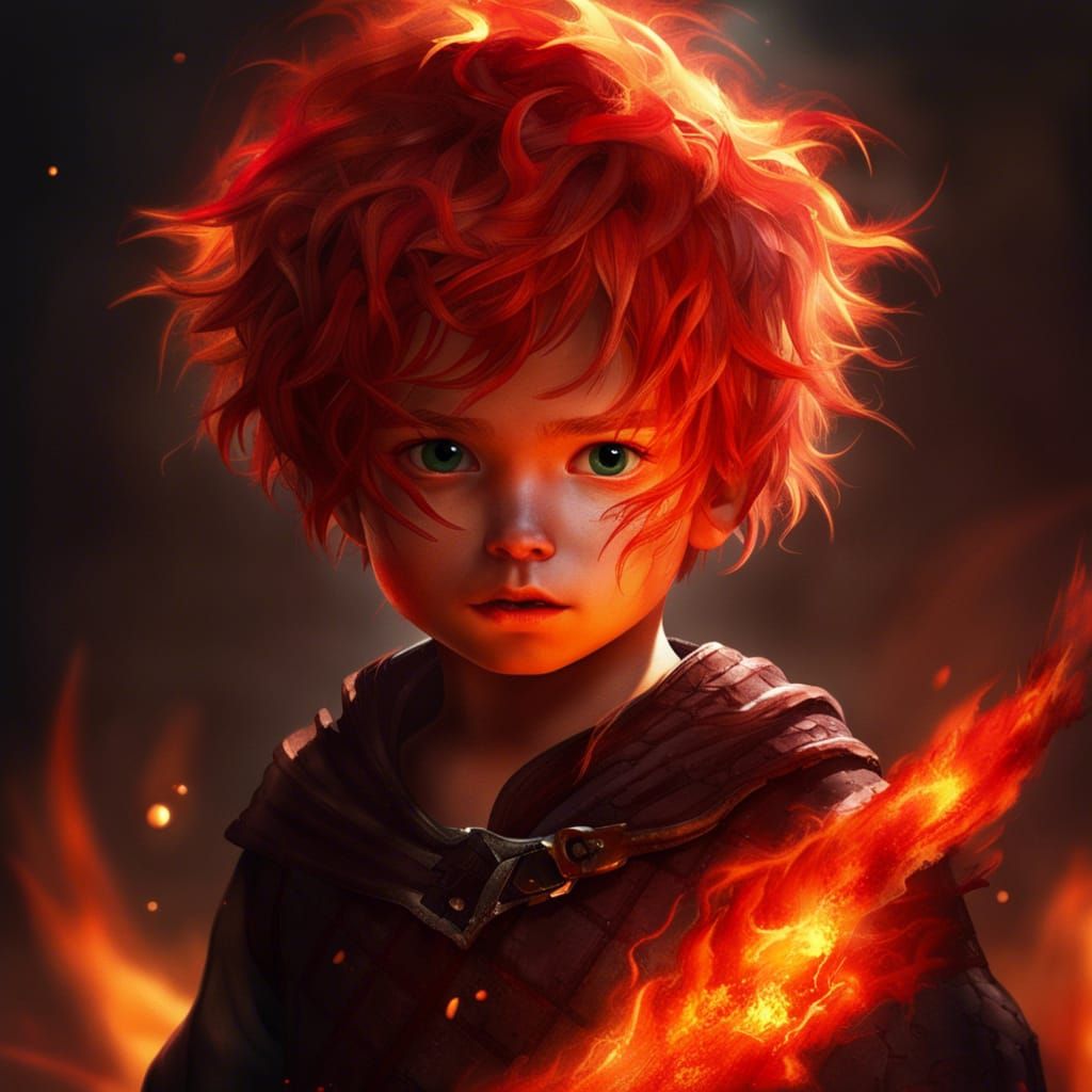 The most dangerous child - AI Generated Artwork - NightCafe Creator