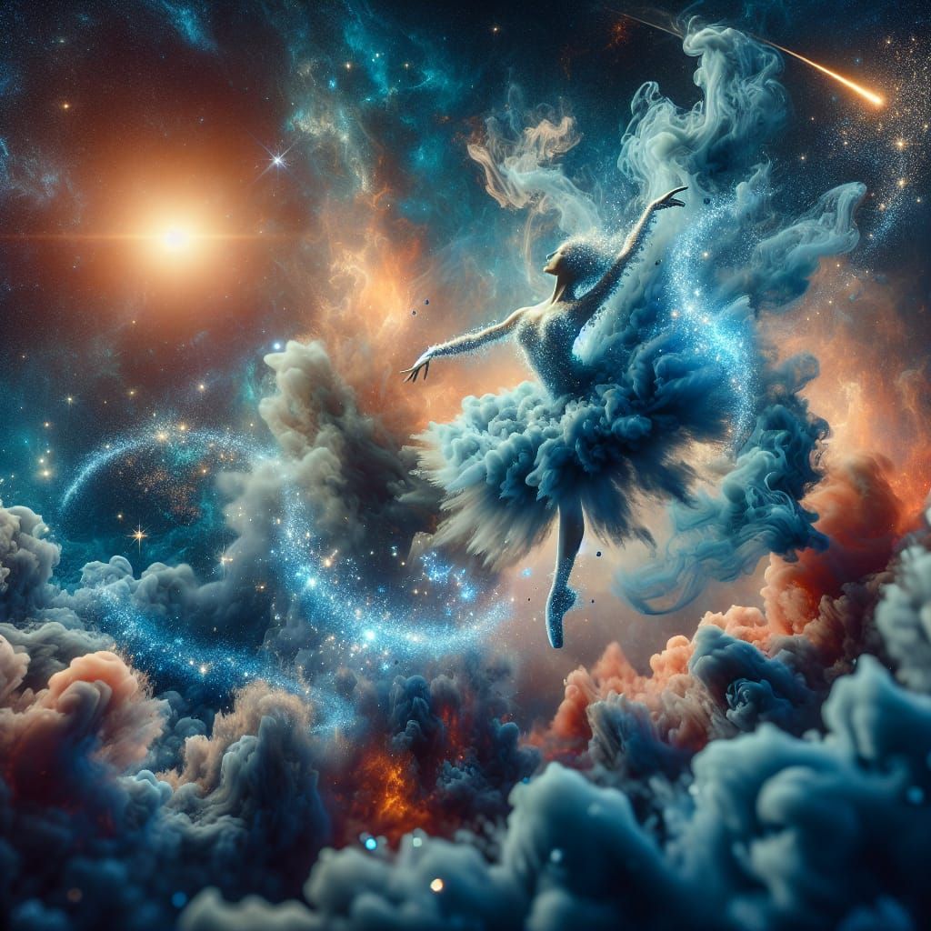 Cosmos Ballerina I - AI Generated Artwork - NightCafe Creator