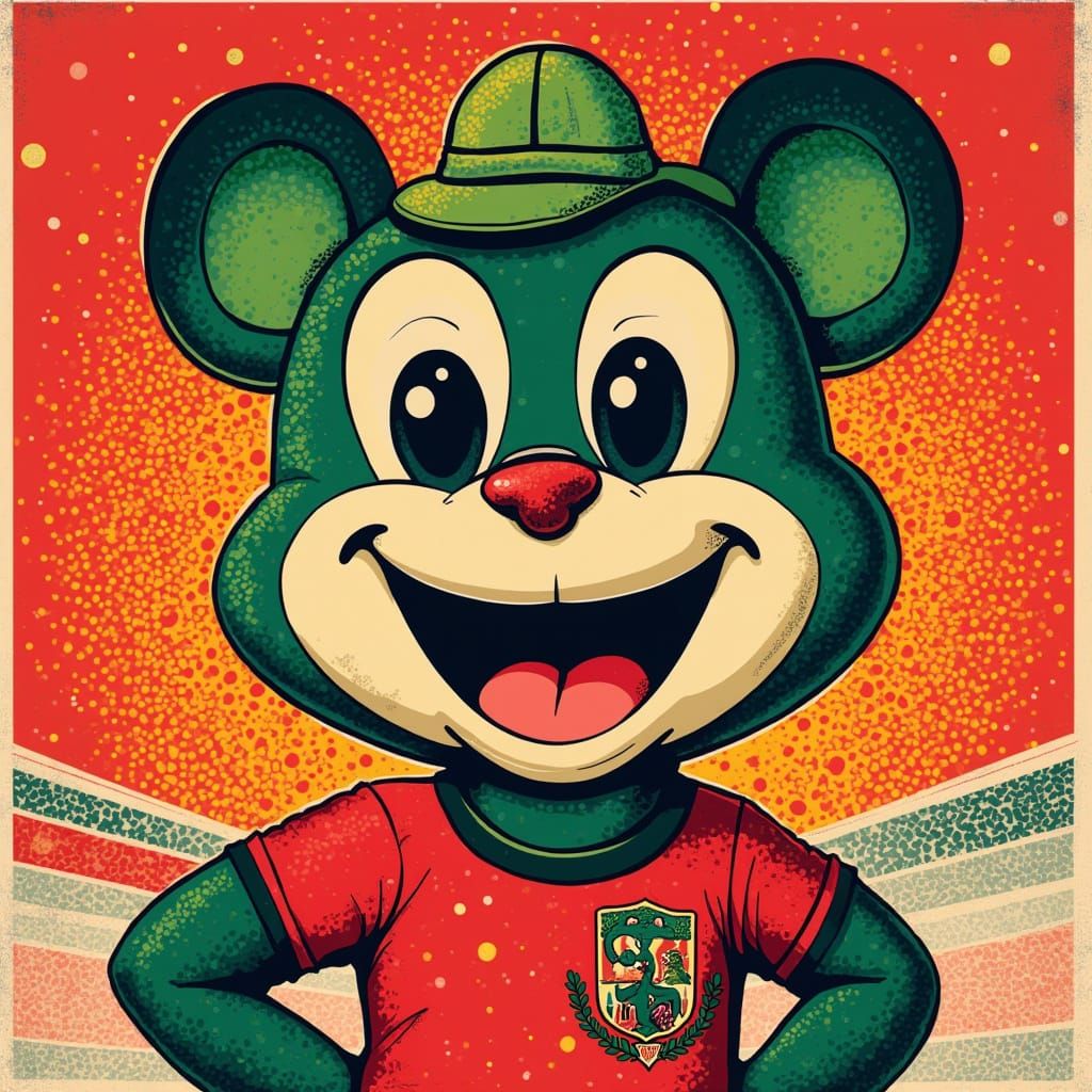 Chiquitibum in Vibrant Warhol Pop Art - AI Art