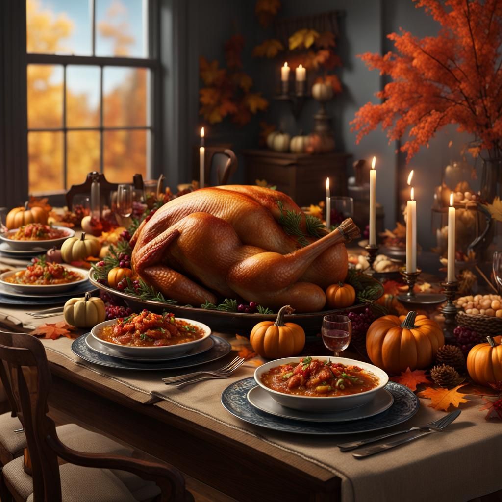 Thanksgiving - AI Generated Artwork - NightCafe Creator