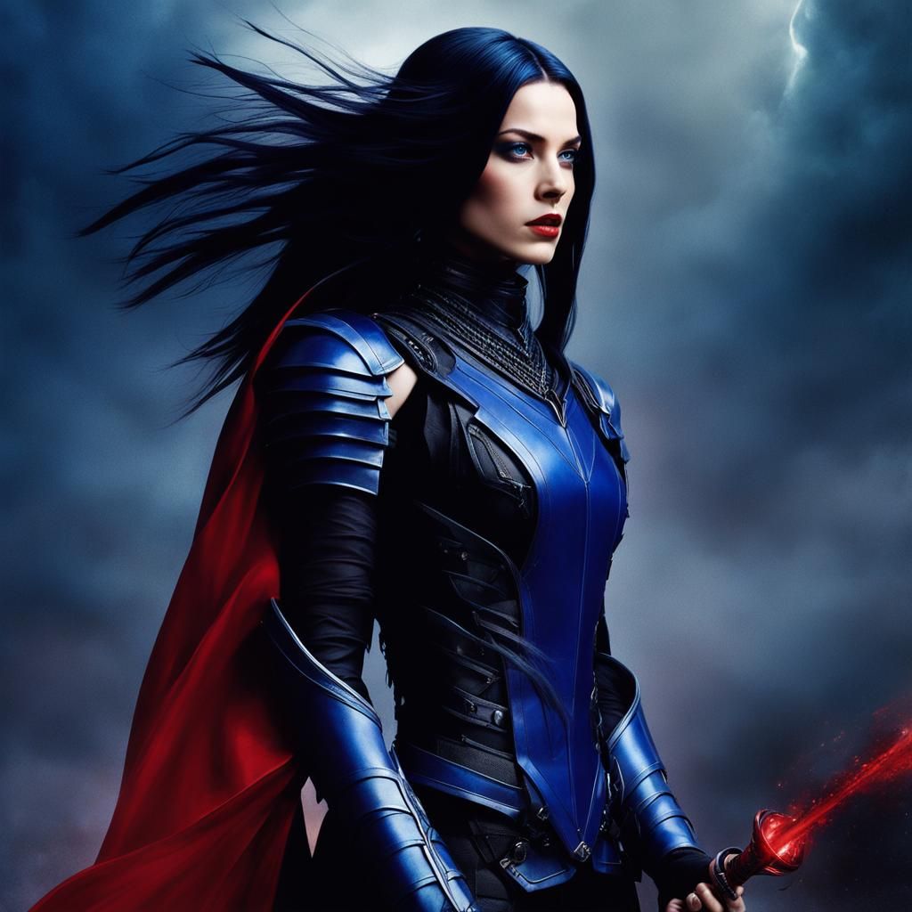 The Old Primordial Goddess Illyria (from the TV show Angel , possessing ...