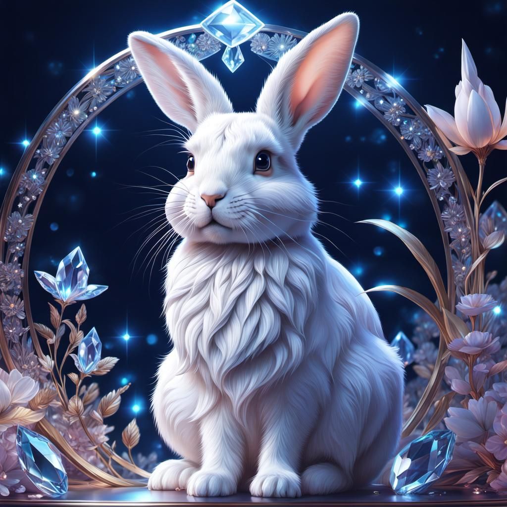 Beautiful Rabbit - AI Generated Artwork - NightCafe Creator