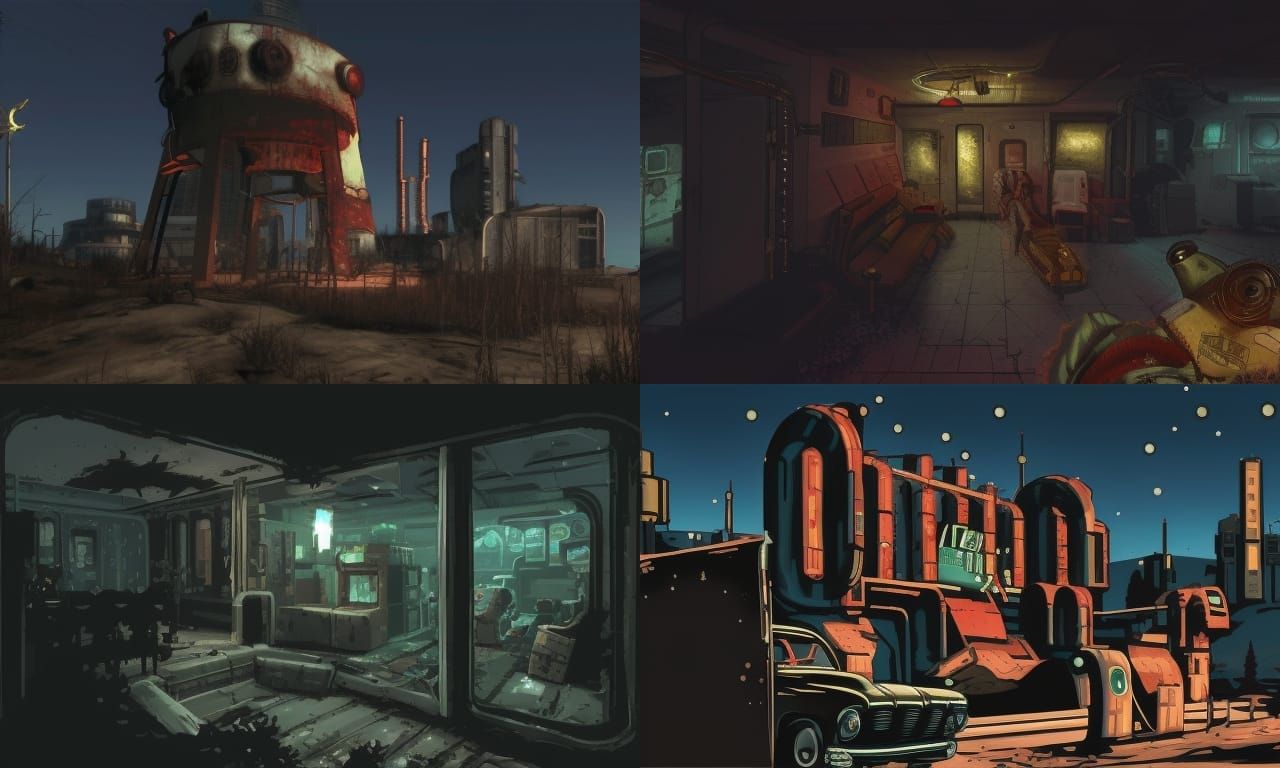 Fades retro apocalypse - AI Generated Artwork - NightCafe Creator