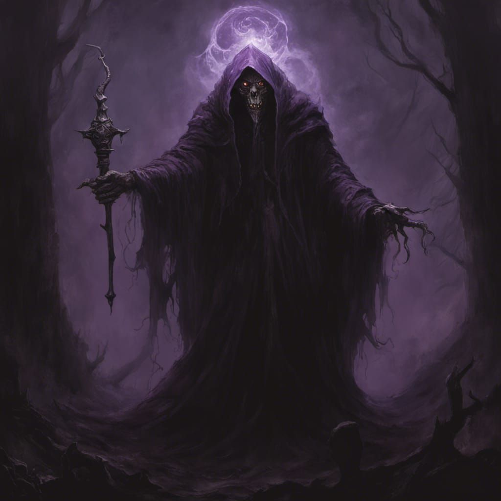 Deep violet Shadow nightmare wraith dissmantle humanoid black shifting ...