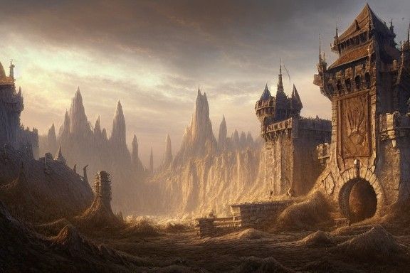 Orc Stronghold - AI Generated Artwork - NightCafe Creator