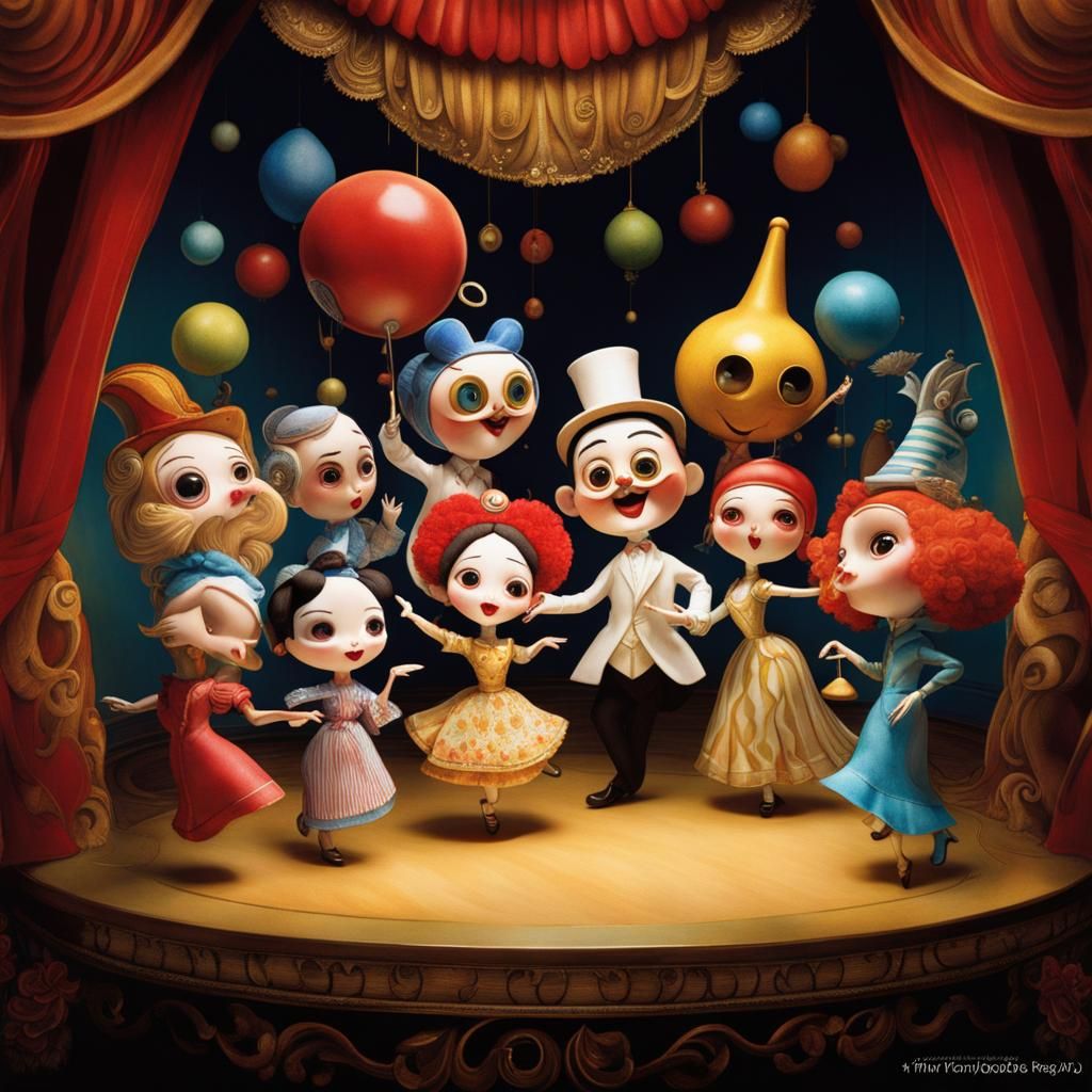 Puppets - AI Generated Artwork - NightCafe Creator