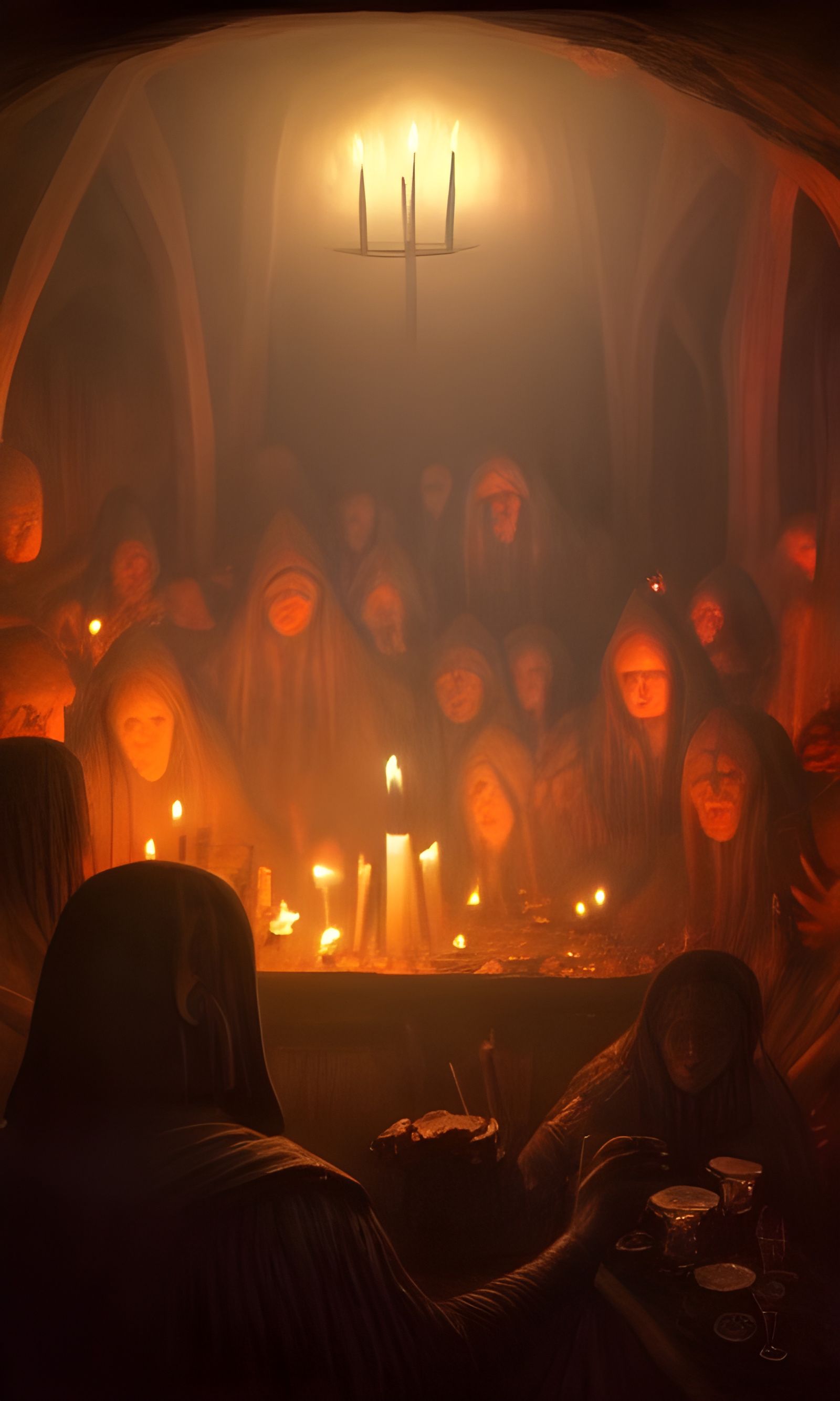 Witches Gathering - AI Generated Artwork - NightCafe Creator