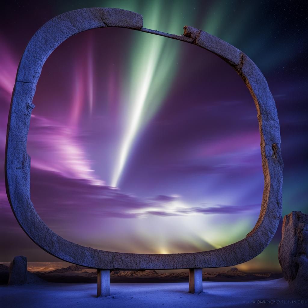 window into another world; intricate details, HDR, beautifully shot ...