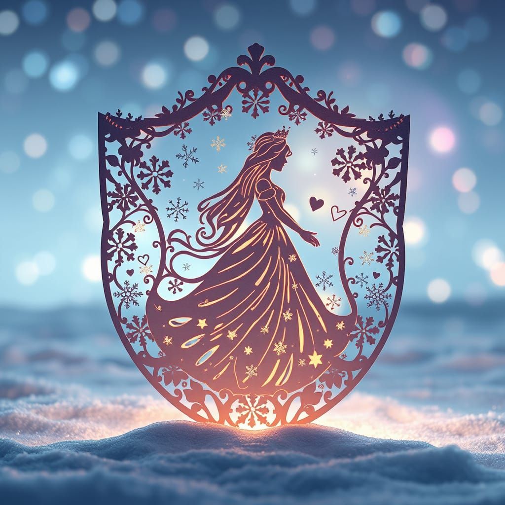 Shield with a difference - Magical Princess Shield in Winte...