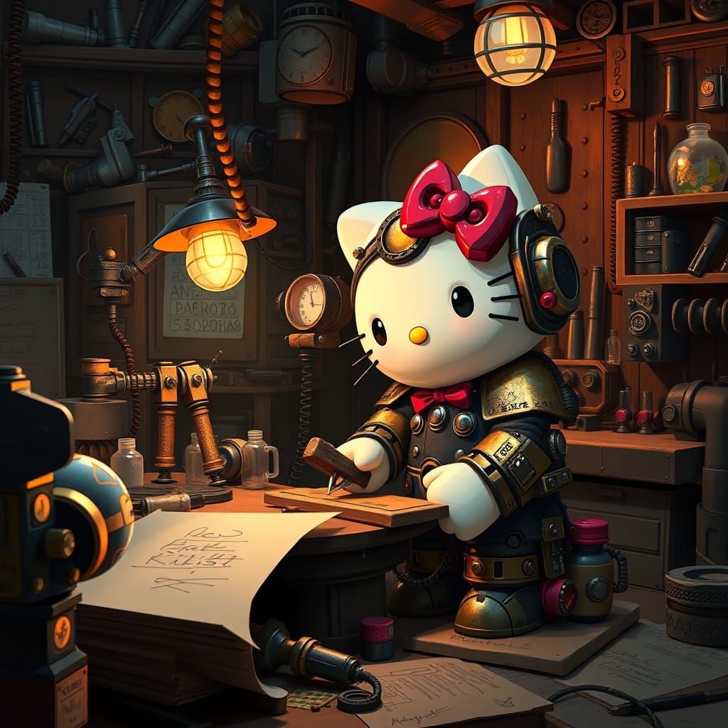 Warrior Cult of Adeptus Mechanicus Inspired Hello ... - AI Art