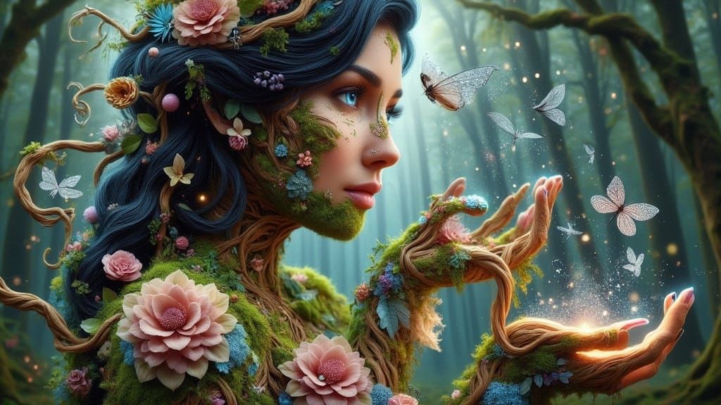 Waterfall portrait of Earth's soul - Waterfall portrait of E...