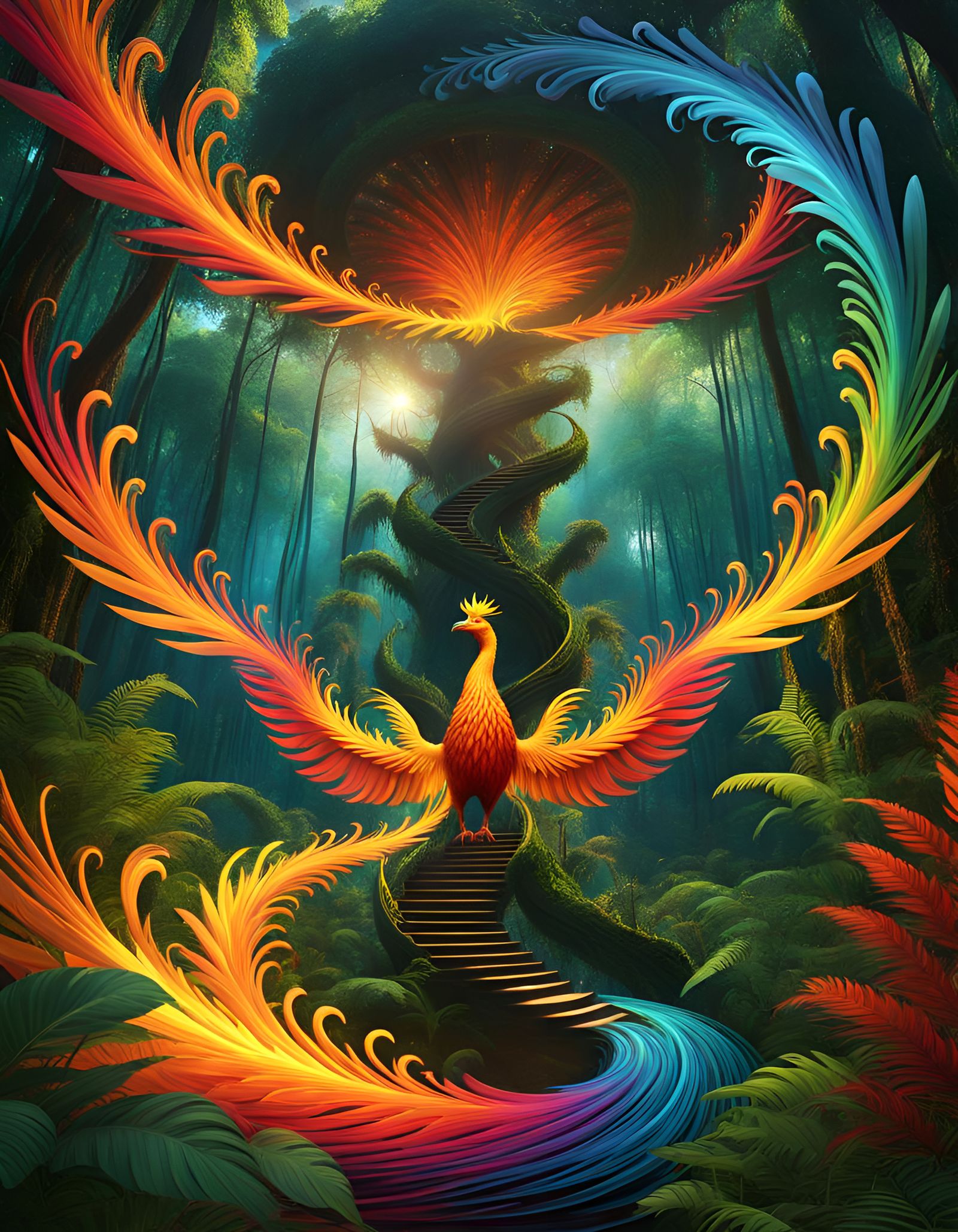 Phoenix Flash (#2) - AI Generated Artwork - NightCafe Creator