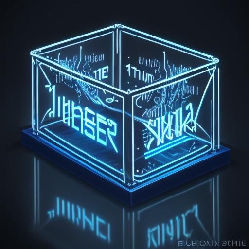 Neon in a box - AI Generated Artwork - NightCafe Creator