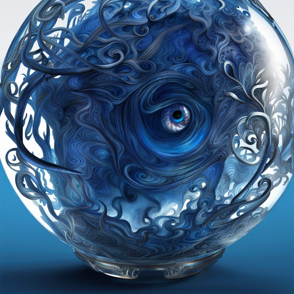 Sphere Deep Monster - AI Generated Artwork - NightCafe Creator