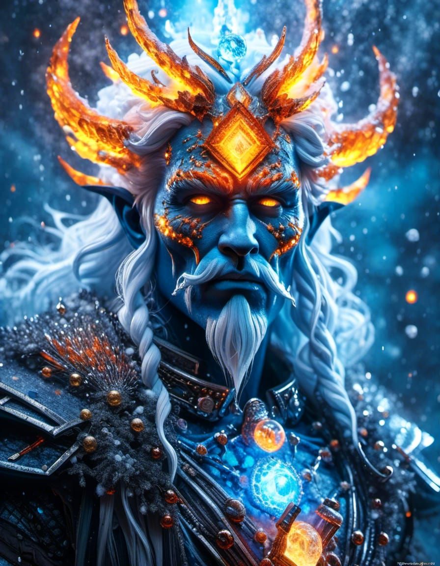 Ice Viking - AI Generated Artwork - NightCafe Creator