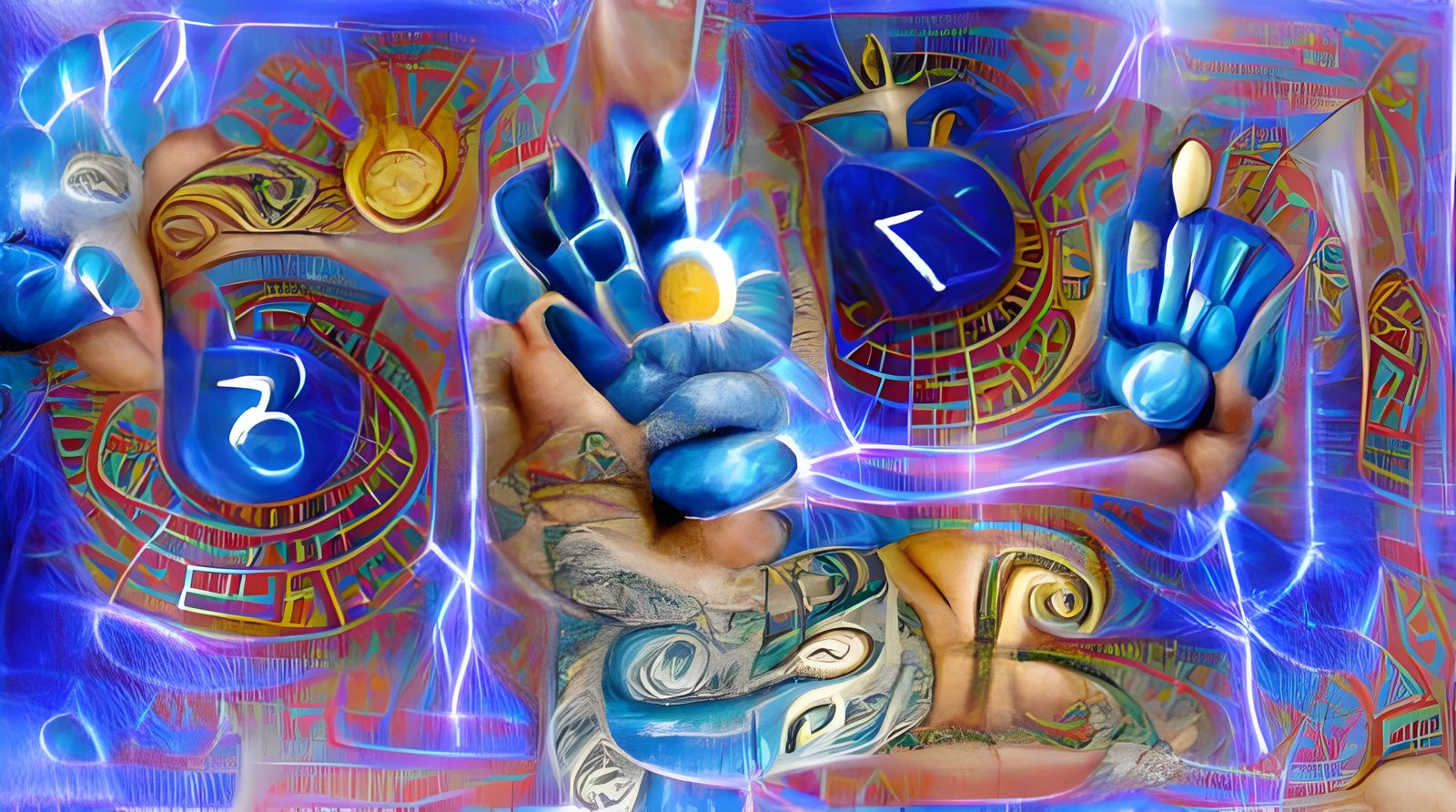 Mayan - calendar, daily energy: MANIK, the blue hand, power of ...