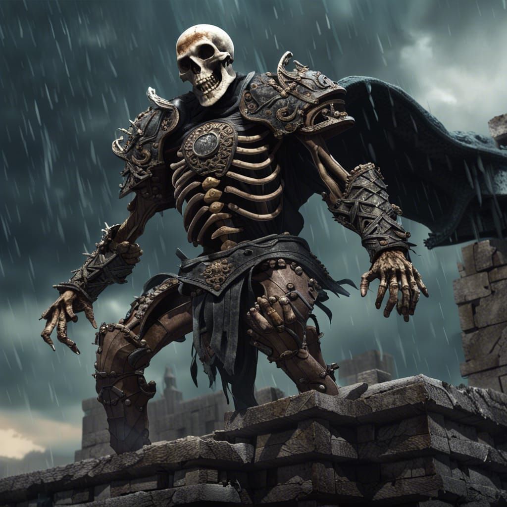 Skeleton Warrior - AI Generated Artwork - NightCafe Creator