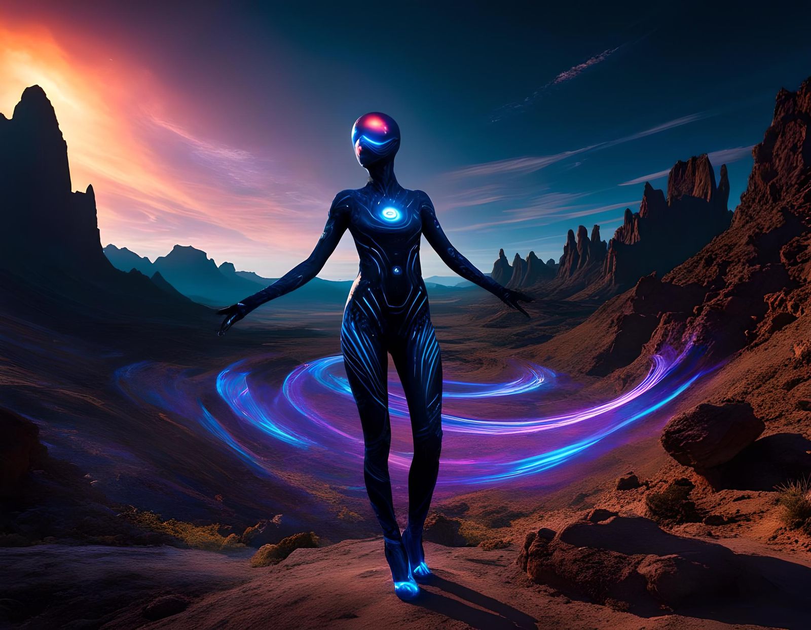 Living Algorithmic Entity - AI Generated Artwork - NightCafe Creator