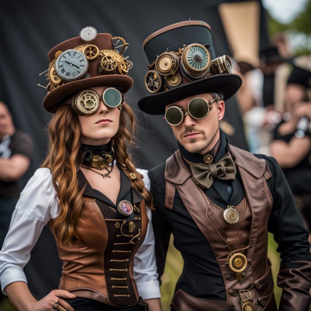 Steampunk clockwork festival - AI Generated Artwork - NightCafe Creator
