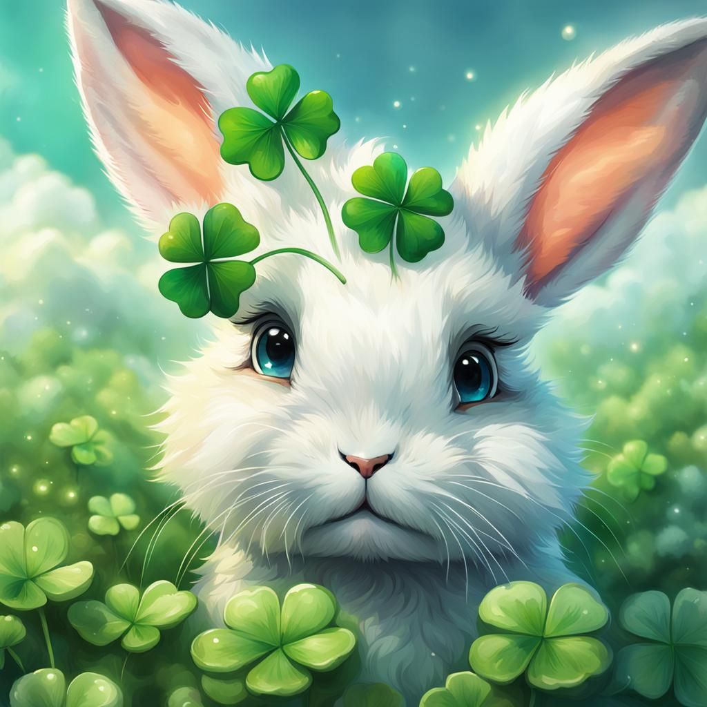 Lucky Bunny - AI Generated Artwork - NightCafe Creator