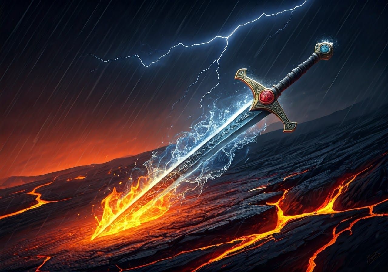 The Sword of the Four Elements - Sword of the Elements: Maje...