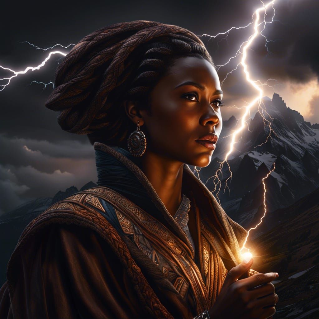 Calling lightning #4 - AI Generated Artwork - NightCafe Creator