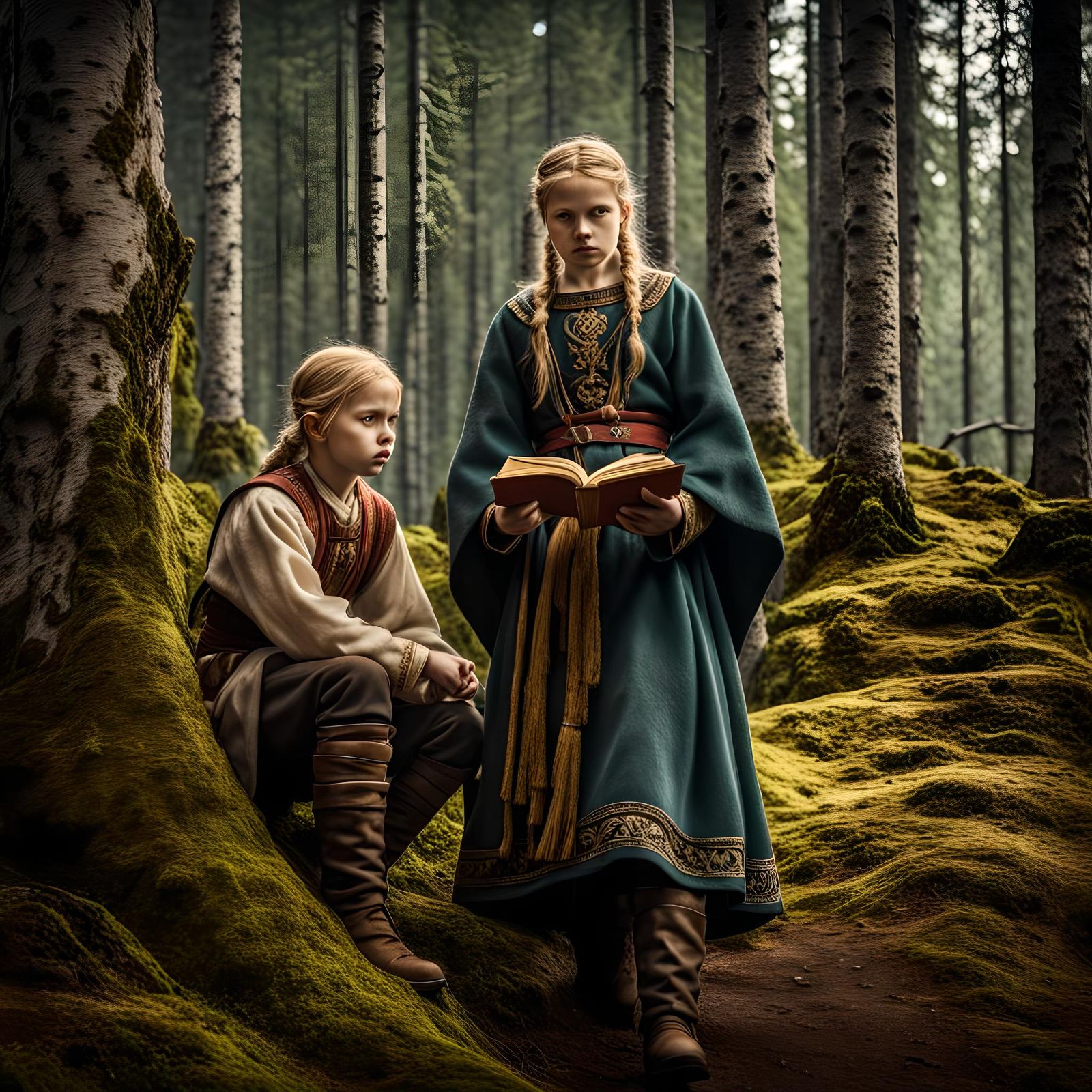 Storybook of the epic Kalevala - AI Generated Artwork - NightCafe Creator