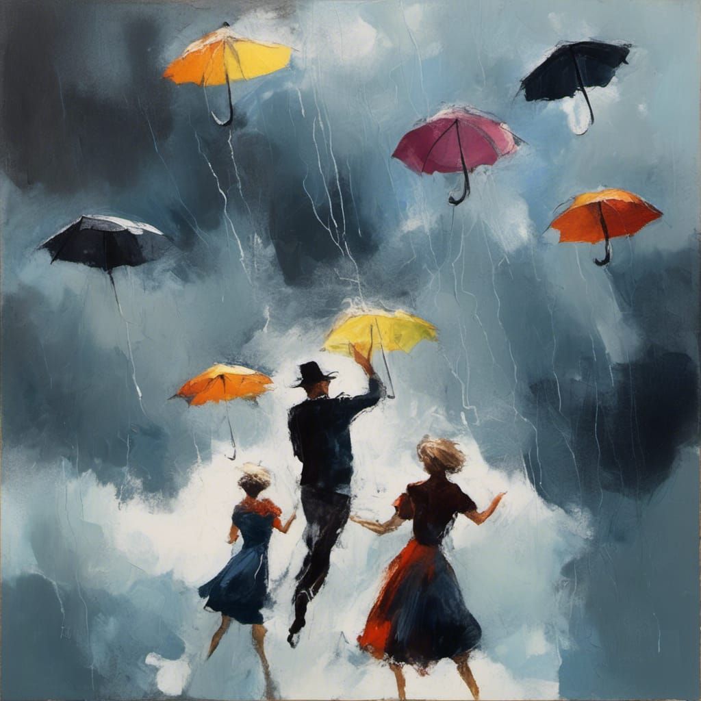 swept up in the storm - AI Generated Artwork - NightCafe Creator