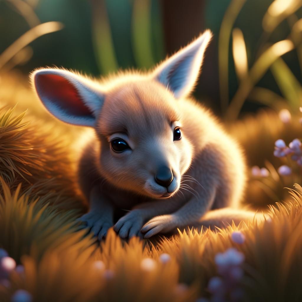 Baby Roo - AI Generated Artwork - NightCafe Creator